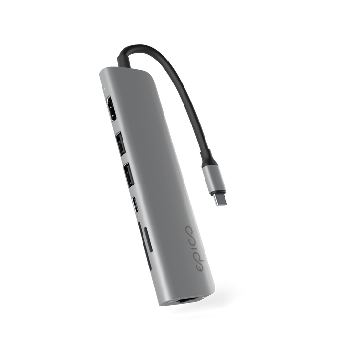 Hub Epico 7in1 Multimedia Hub s USB-C konektorom - tmavo atramentová ...